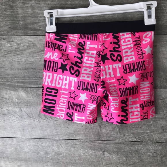 Justice | Bottoms | Justice Cheer Dance Hot Pink Compression Shorts ...
